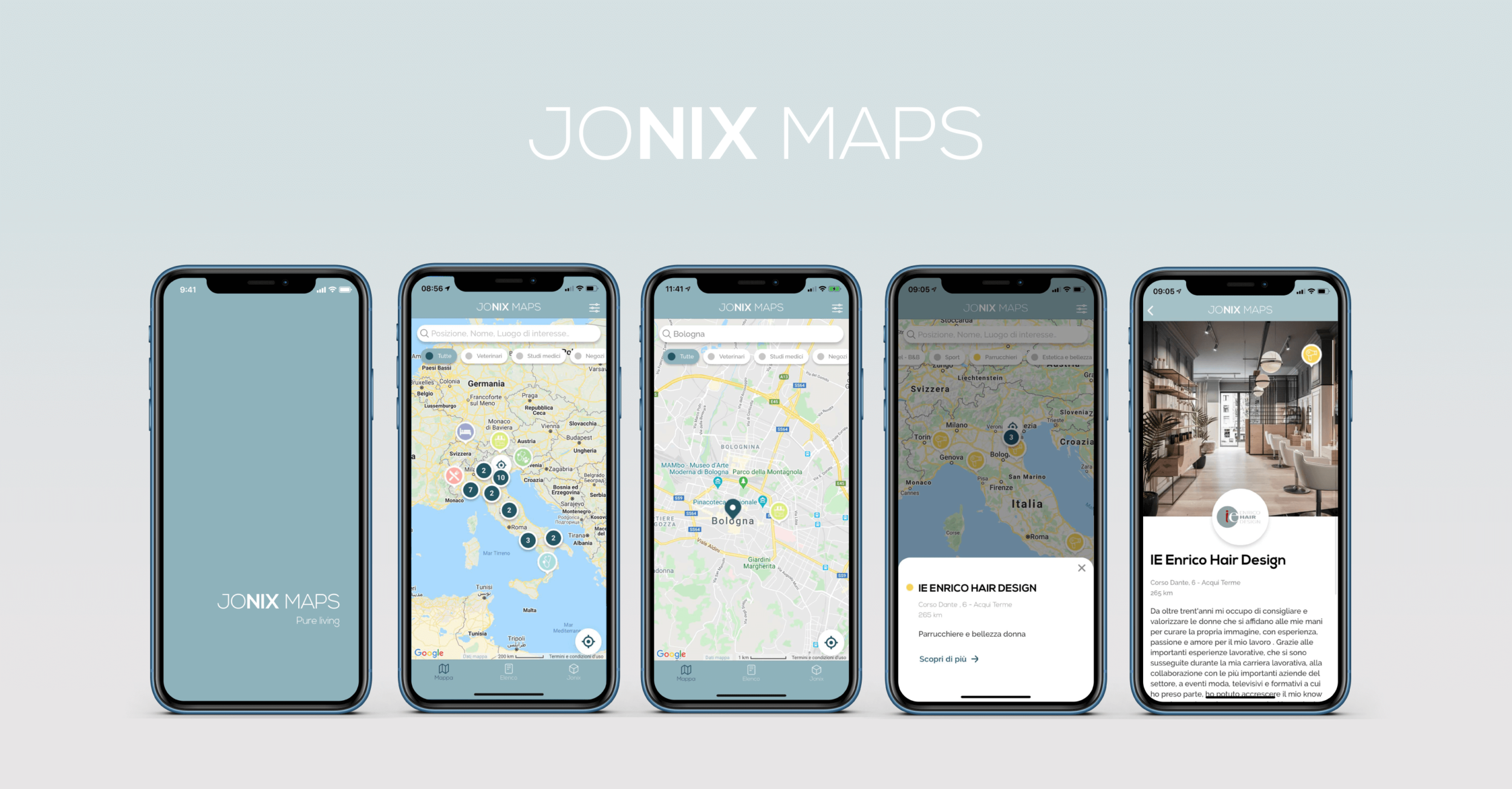 JONIX MAPS: an app for establishments with sanitised air | Jonix